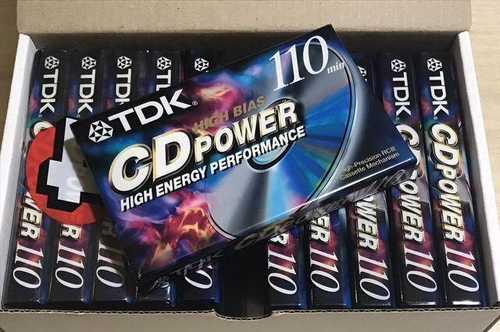 Аудиокассеты TDK CD Power 110 вид 1 новые