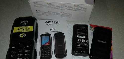2х симочный защищённый телефон Ginzzu R70