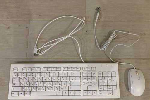Клавиатура и мышь проводные hp