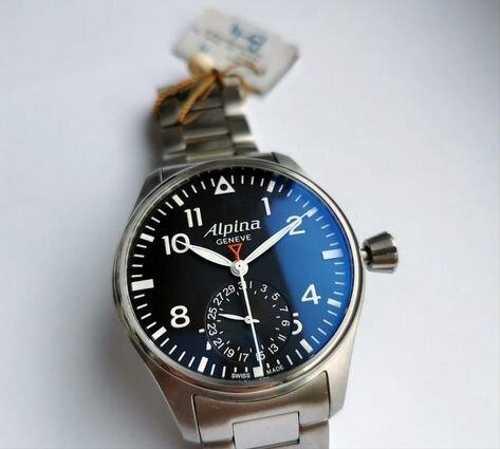 Часы Alpina Startimer Pilot новые оригинал