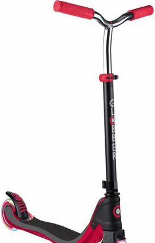 Самокат Globber flow 125 lights (2021) красный Ros