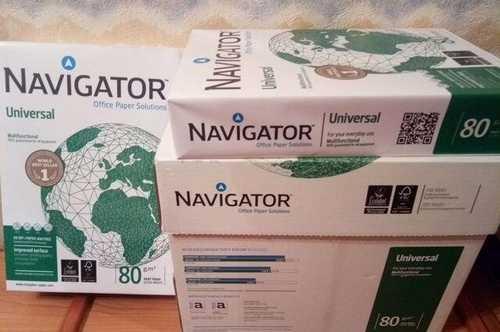 Бумага Navigator А4, марка А, 80 г/кв. м