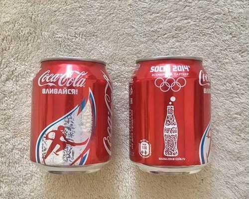 Coca cola банки Сочи 2014