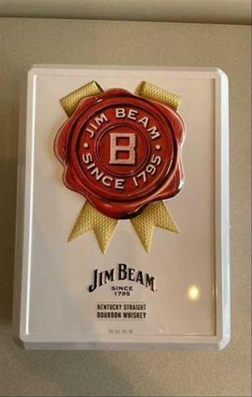Коробка подарочная Jim Beam со стаканами