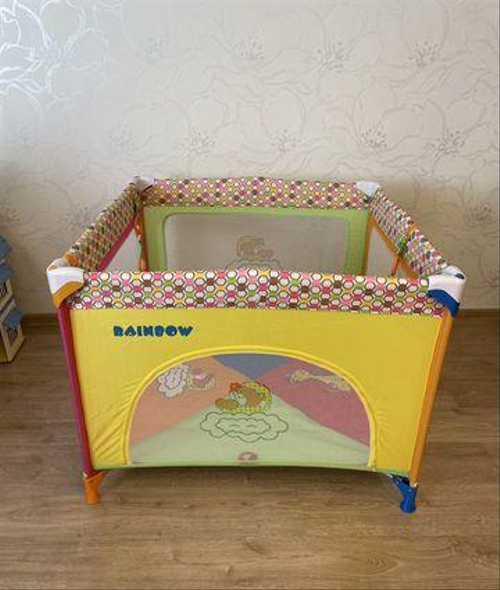Манеж детский baby care rainbow