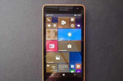 Телефон Microsoft Lumia 535 Dual Sim с кож.чехлом+