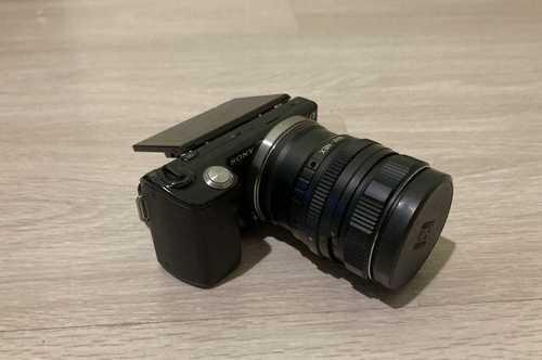 Фотоаппарат Sony Nex 5 c советскими объективами