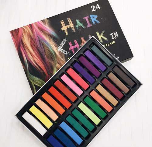 Мелки для волос Hair Chalk 24 цвета