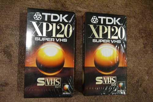3 Видеокассеты TDK S-VHS Svhs Super VHS XP120