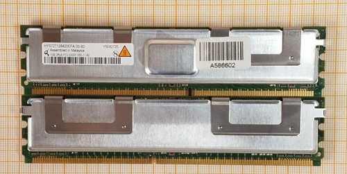 1Gb PC2-5300F DDR2 FB-dimm Qimonda 2Rx8 /1.8V/CL5