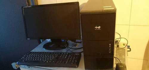 Два компьютера Inwin(corei3-6320) с мониторами