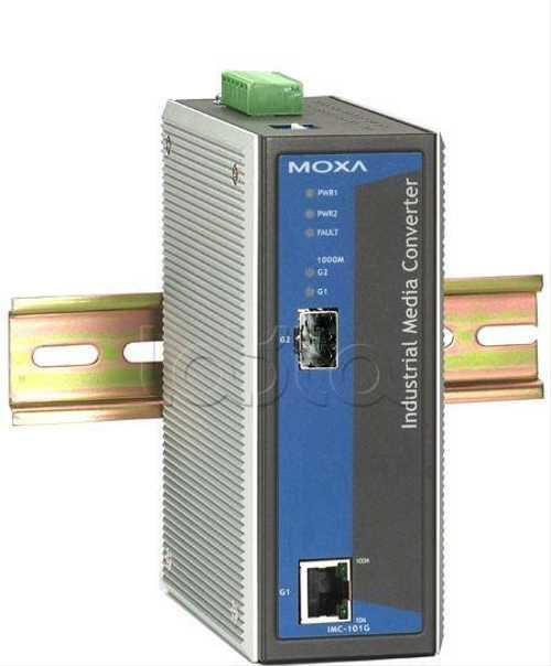 Медиаконвертер moxa IMC-101G; moxa IMC-101-S-SC