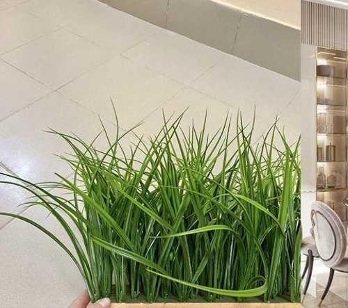 Зеленая Трава в кафе - растение искусственное