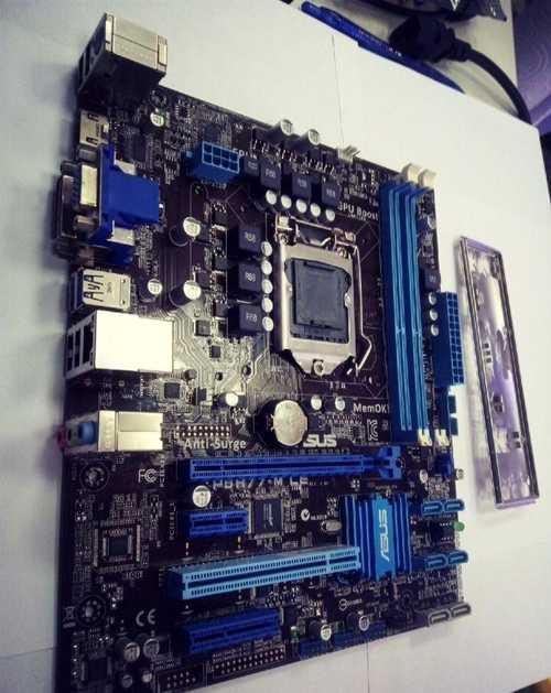 Материнская плата asus P8H77-M LE LGA 1155