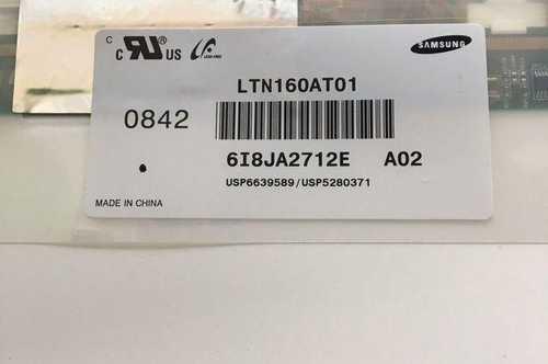 Матрица Samsung LTN160AT01 16”