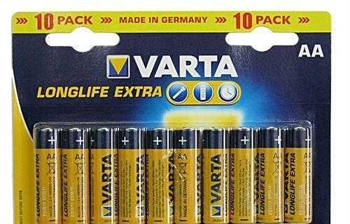 Батарейка LR6 Varta longlife AA BL10 Alkaline 1.5V