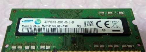 Ноутбучная оперативная память DDR3L 4gb Samsung