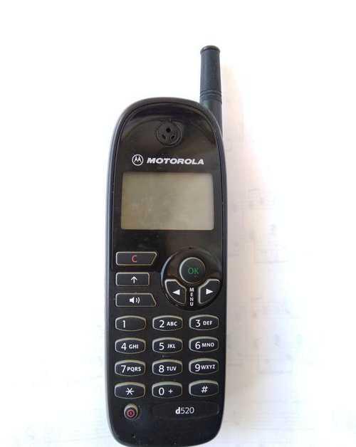 Телефон Motorola d520, ретро, выдвижная антенна