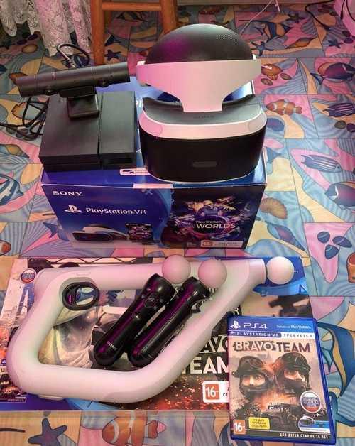 PS VR + PS Camera, PS Move и PS Aim Controller