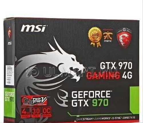 GTX MSI 970 Gaming 4g коробка. Msi 970 gaming 4g