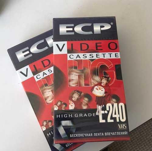 Видеокассета ECP-240 VHS новая