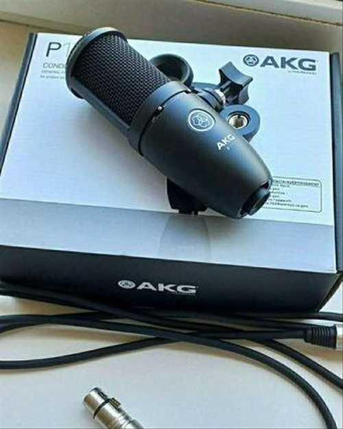 Студийный конденсаторный микрофон AKG