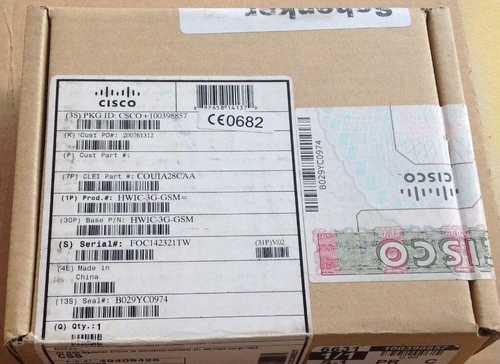 Модуль Cisco hwic-3G-GSM HE Китай/1шт/новый купить б у Москва | Festima ...