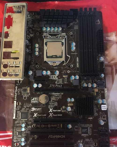 Комплект ASRock Z75 Pro3 i7-3770