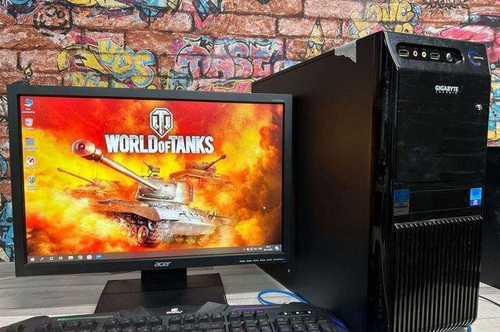 Игровой пк World of tanks 120fps