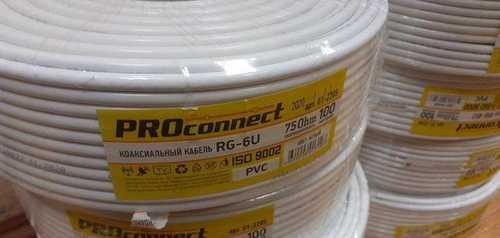 RG-6U кабель коаксиальный ProConnect, 100 м