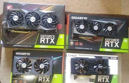Rtx 3060 ti 4 штуки
