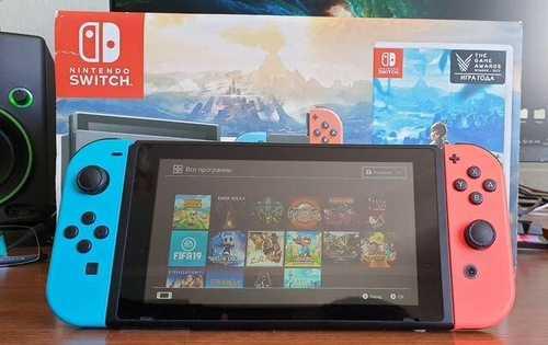 Продам 1-ю ревизию Nintendo Switch 128 Gb