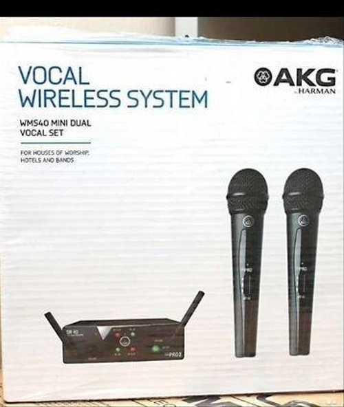 Радиомикрофон (2 шт) AKG WMS 40 Mini Dual Vocal