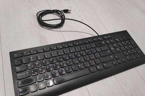 Клавиатура Lenovo SK-8823 (проводная, USB, черная)