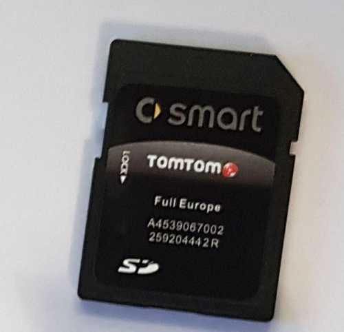 2019-2020 обновление SD-карты smart 453 SAT NAV MA