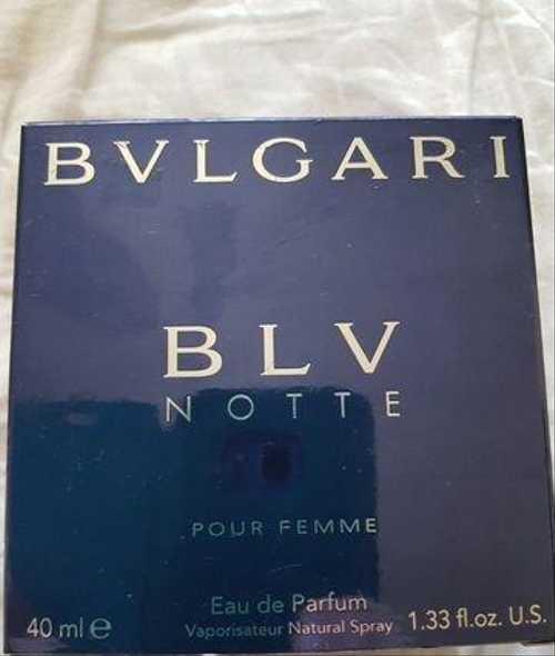 Парфюм bvlgari notte pour femme 40мл