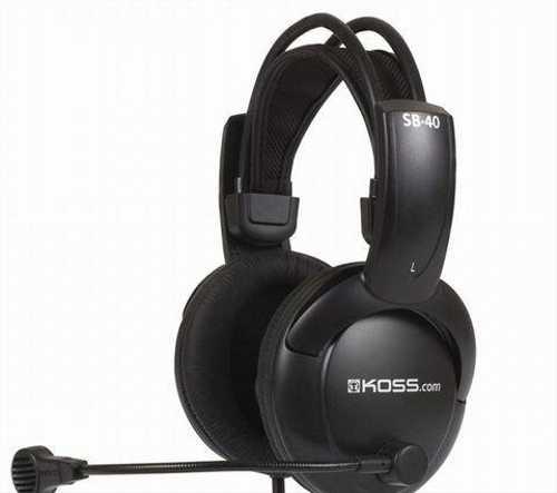 Наушники с микрофоном Koss SB-40