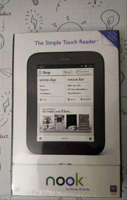 Nook simple touch reader (электронная книга)