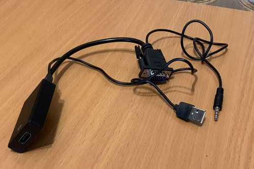 Адаптер vga out hdmi in