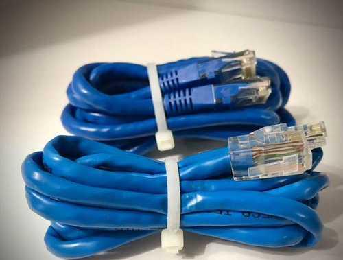 2 кабеля Ethernet по 1,5 метра