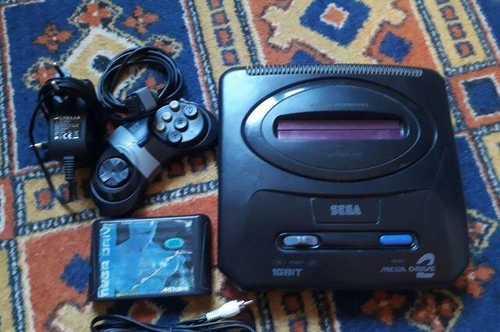 Клон Sega Mega Drive 2 (90-х годов) + аксессуары