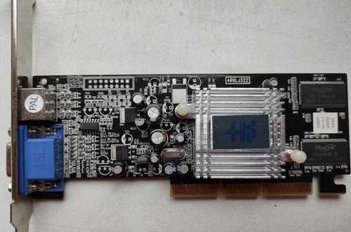 Видеокарта AGP HIS Radeon 7000, 64Mb, DDR