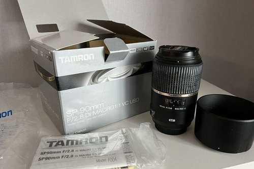 Объектив Tamron SP 90mm для Canon