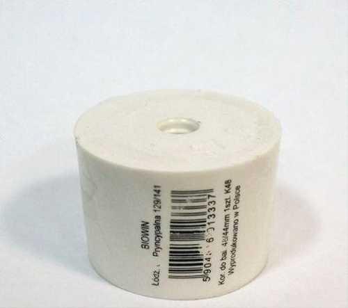 Пробка резиновая диаметр 48 мм белая для отечестве
