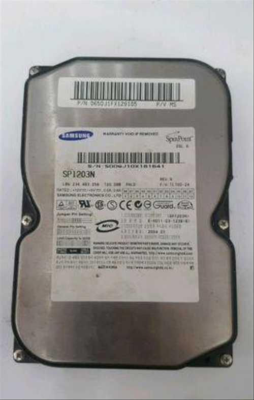 Жосткий диск HDD 120 гб