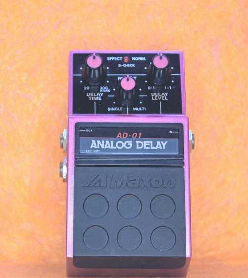 Maxon AD-01 Analog Delay Дилей MIJ