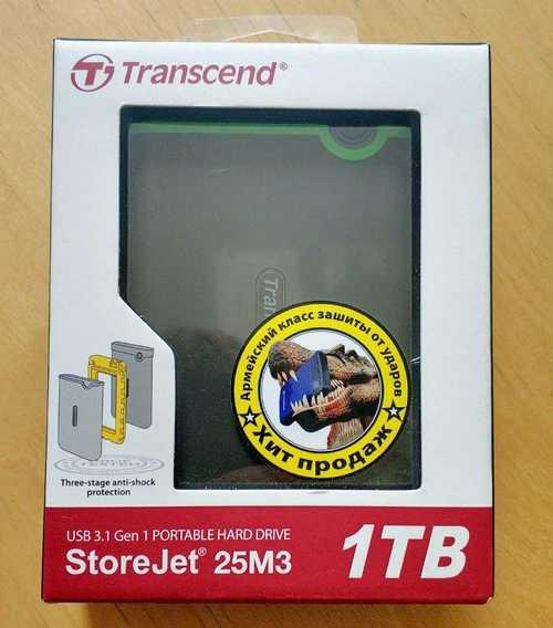 Внешний HDD Transcend 1Tb