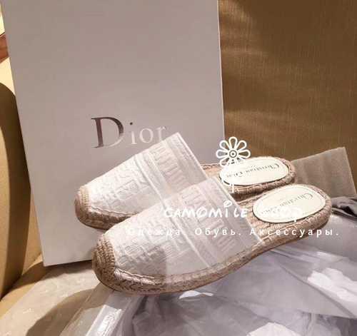 Эспадрильи Christian Dior (36-40) Luxe