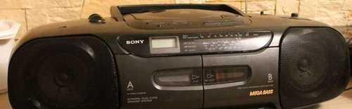 Двухкассетная магнитола с CD плеером Sony CFD-110L