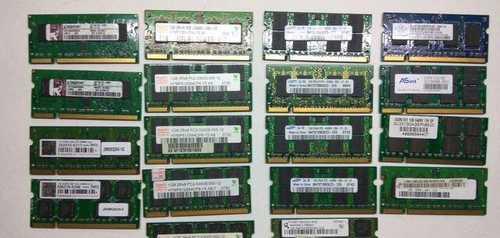 Память DDR2 1гб (для ноутбука)